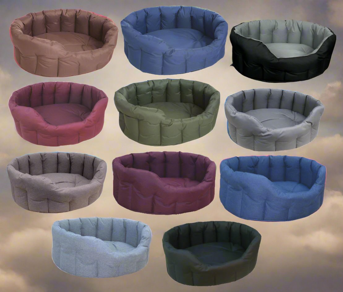 Tough Heavy Duty Oval Waterproof Material Dog Bed – P&L Country Dog Beds
